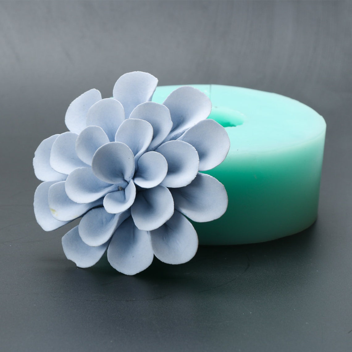 3D Longevity Beautiful Flower Mold Fondant Mould Chocolate | Etsy