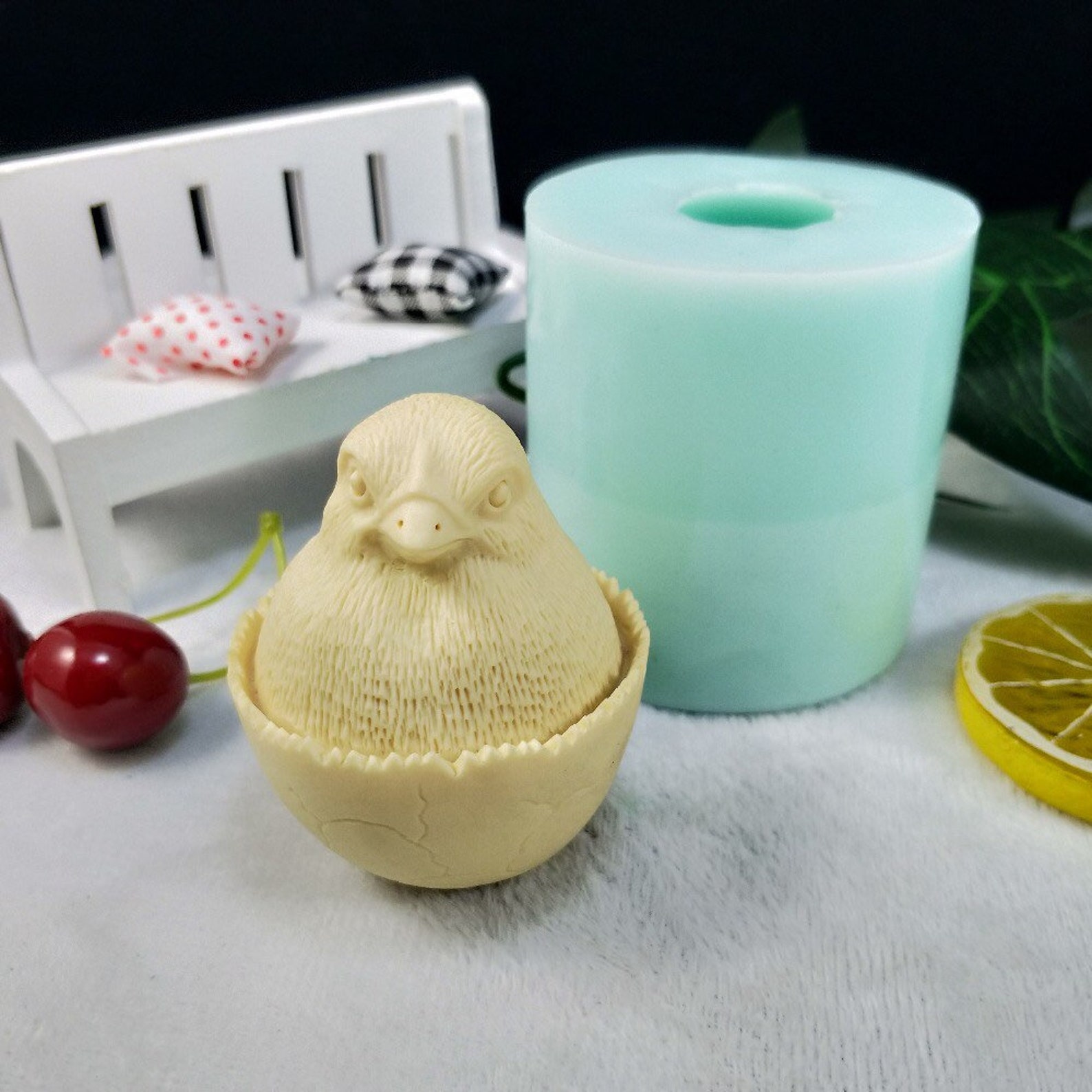 3D Cute Chick Silicone Soap Molds 3d Eggshell Chicken Silicone - Etsy