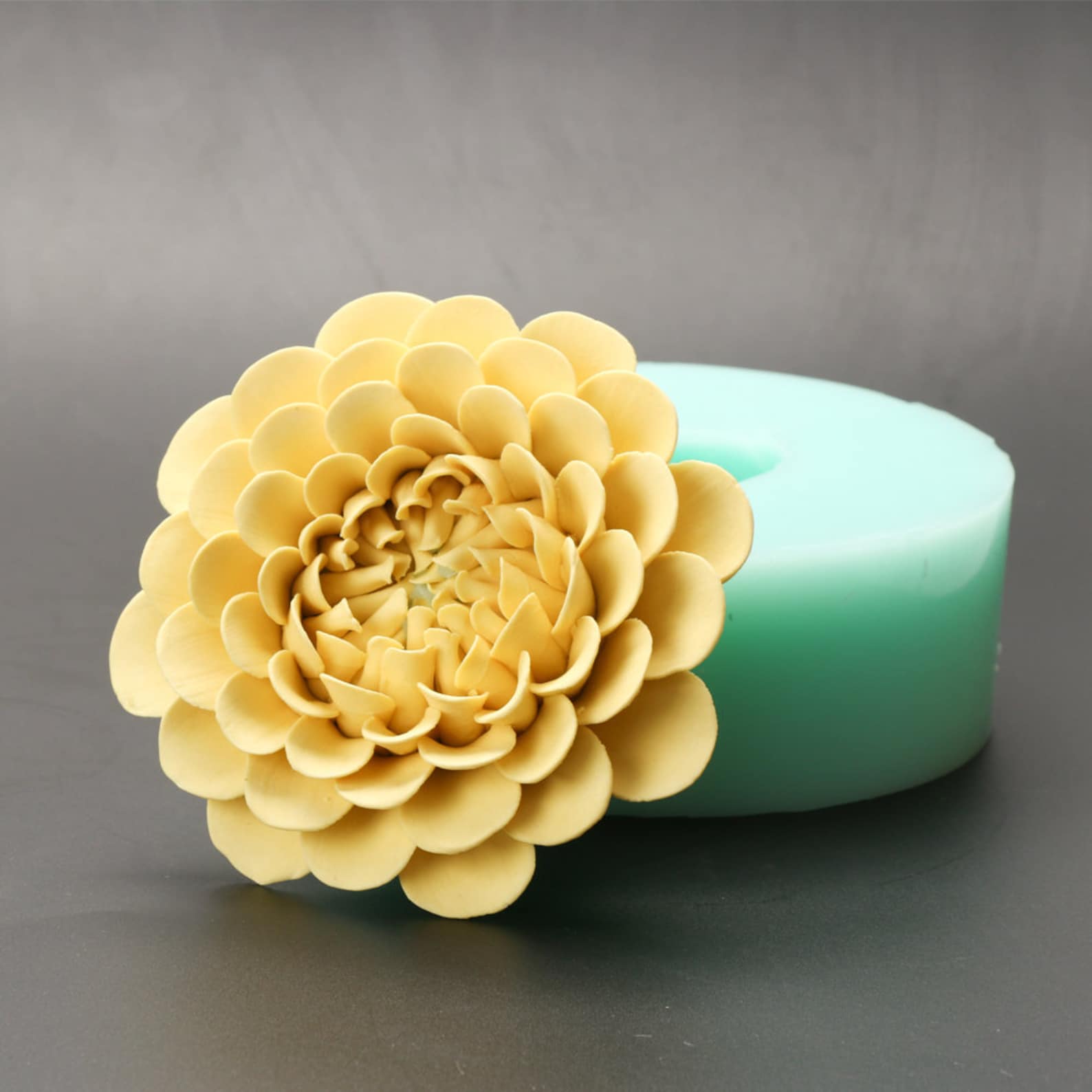3D Dahlia Beautiful Flower Mold Fondant Mould Chocolate Mousse - Etsy