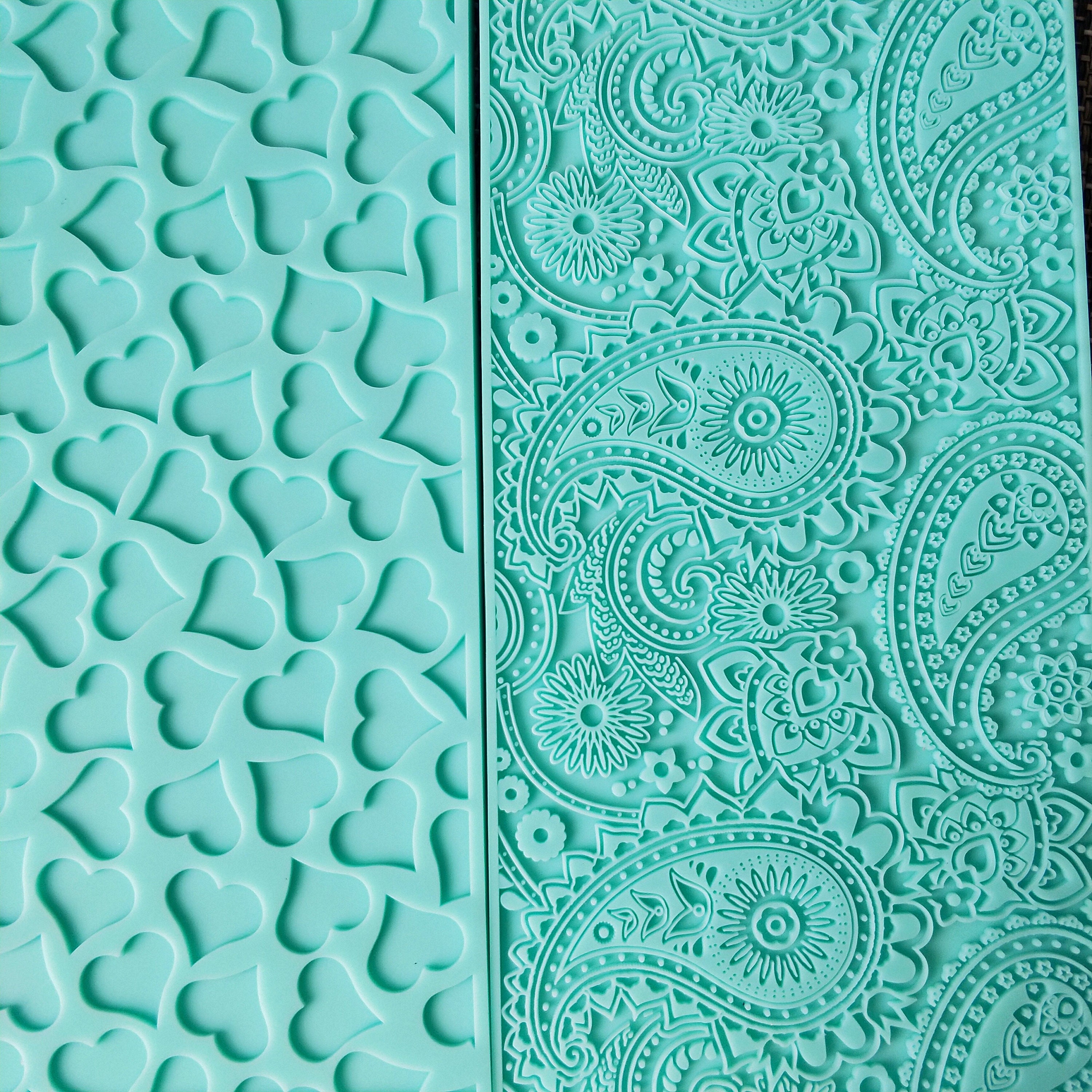 Silicone mold mat mold Heart Silicone Soap Mold heart shaped | Etsy