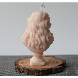 Large Size Plaster Statue Molds Soap Mold Silicone Girl Bust Candle ...