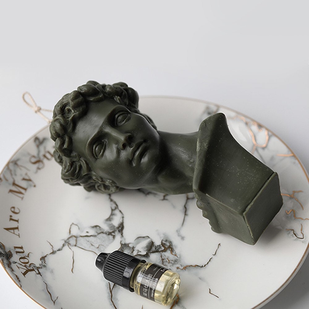 Large Size Plaster Statue Candle Moulds Men Mold Silicone Mold Soap ...