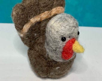 Needle Felted Turkey - Etsy