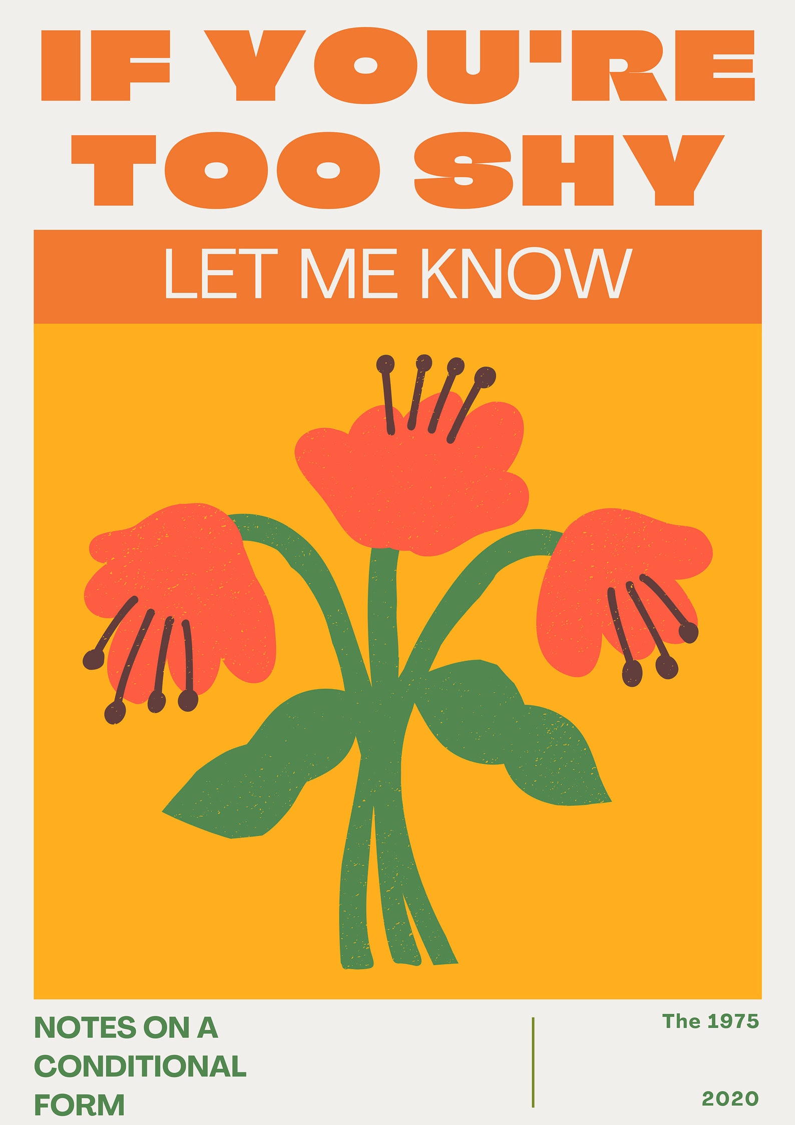 The 1975 Inspired | Digital Download | Lyric Wall Art Print | If You're ...