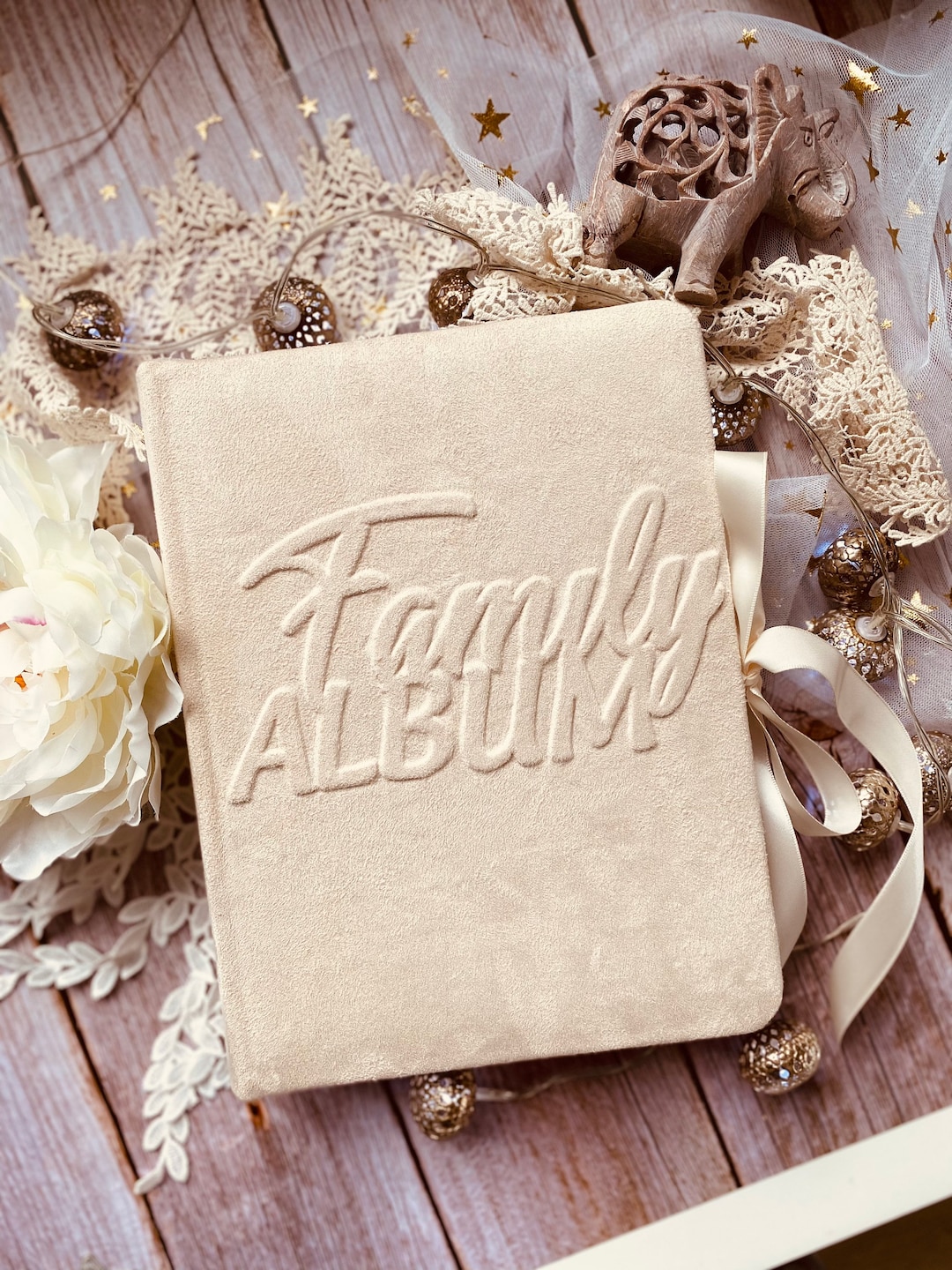 Personalized Family Album Custom Album Cover Family Memory Book 200 ...