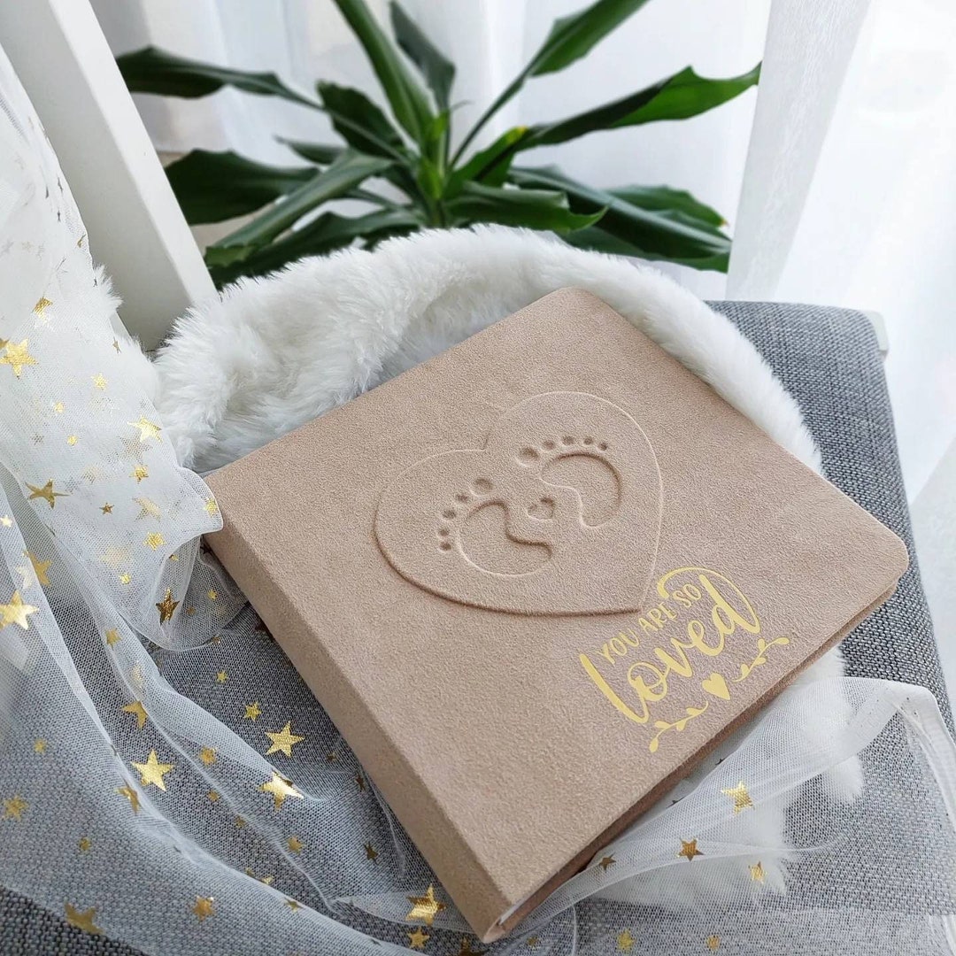 Personalized Baby Photo Album - Baby First Year Book - Customized Baby ...