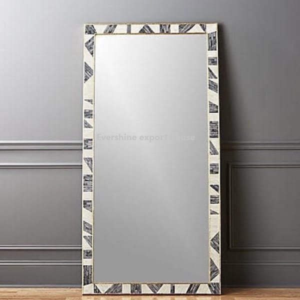 Bone Inlay Mirror - Etsy