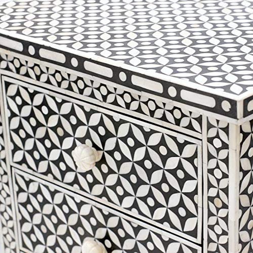 Bone Inlay Bedside Drawer / Nightstand/ Vanities /side Table - Etsy