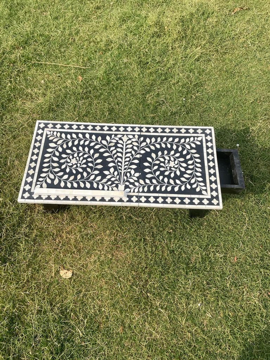 Ready to Shiplaptop Desk, Bone Inlay Laptop Table , Foldable Wooden ...