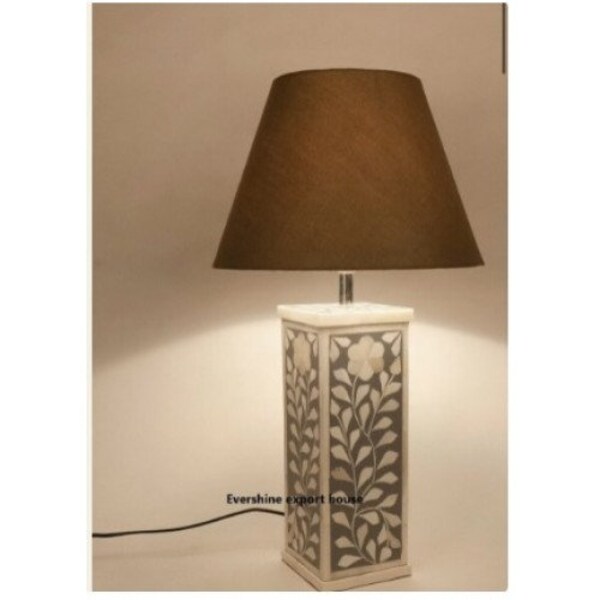 Bone Inlay Lamp - Etsy