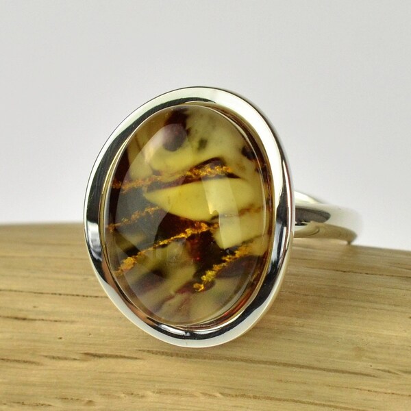 Amber Ring - Etsy