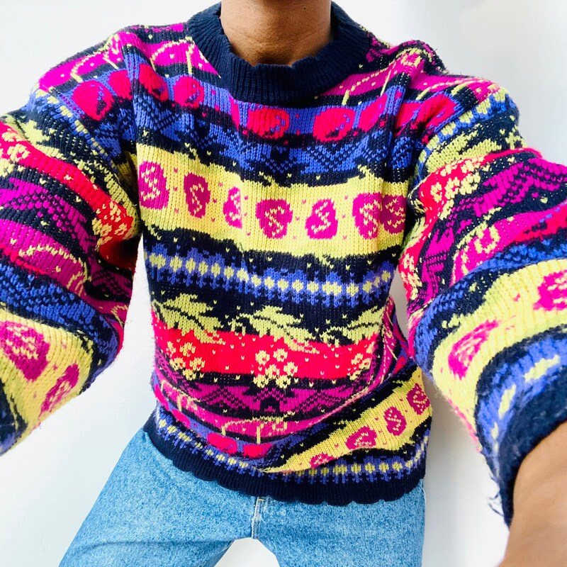 Funky Sweater - Etsy