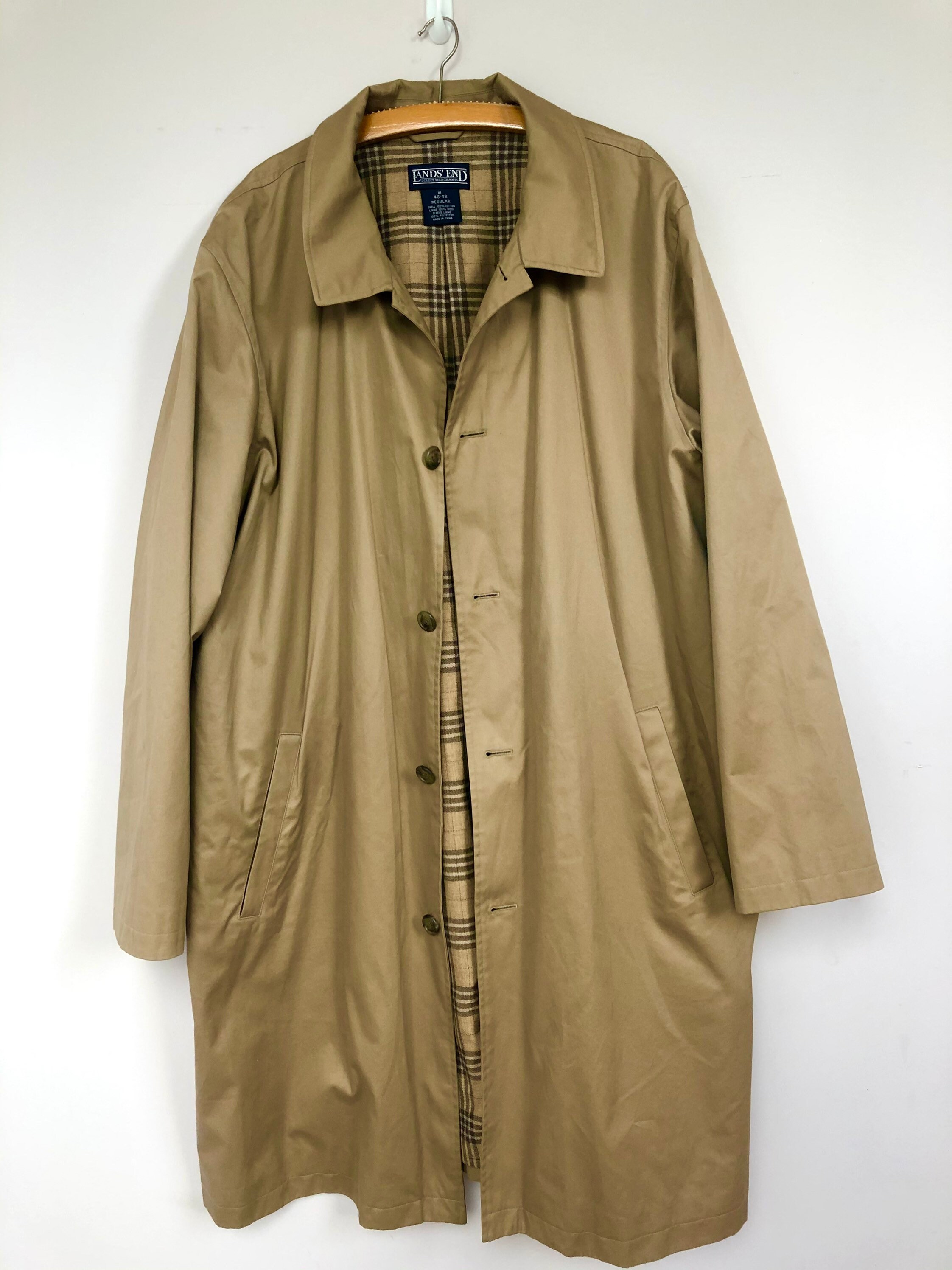 Oversize Long Tan Beige Rain Mac Small Medium Large XL | Etsy