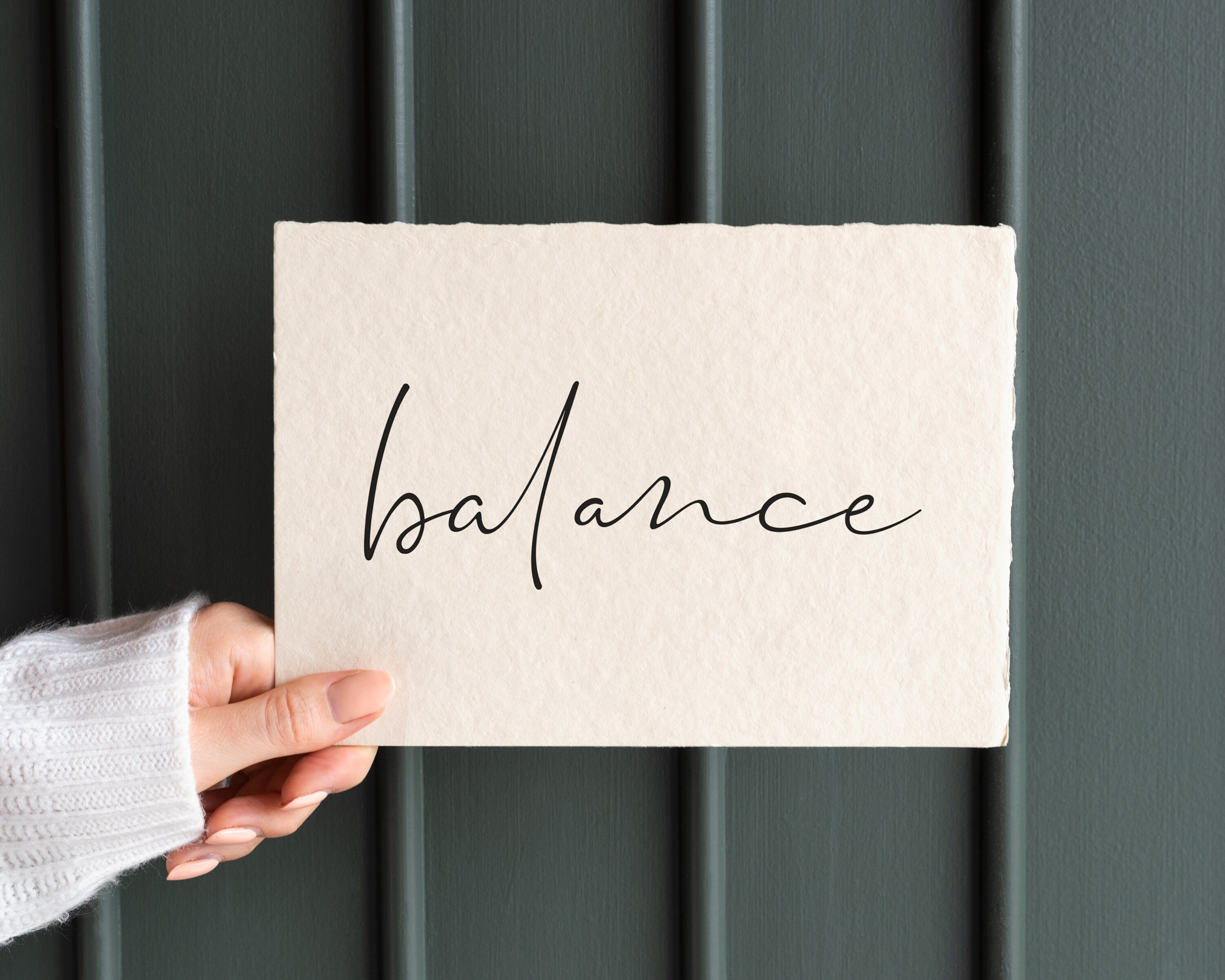 Balance Printable Wall Art Horizontal Poster Minimalist - Etsy
