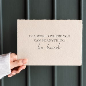 Printable Quotes Prints, Horizontal Wall Art, Be Kind Poster, Printable ...