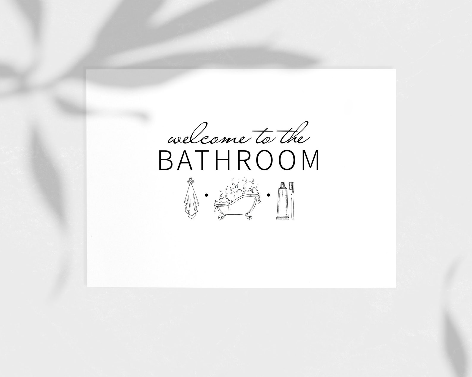 Bathroom Wall Decor Bathroom Printable Bathroom Decor | Etsy