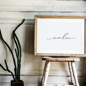Calm Prints, Calm Printable Wall Art, Inspirational Quotes, Calming ...