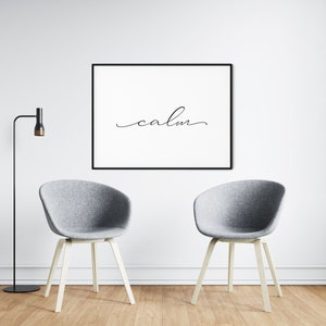 Calm Prints, Calm Printable Wall Art, Inspirational Quotes, Calming ...