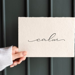 Calm Prints, Calm Printable Wall Art, Inspirational Quotes, Calming ...