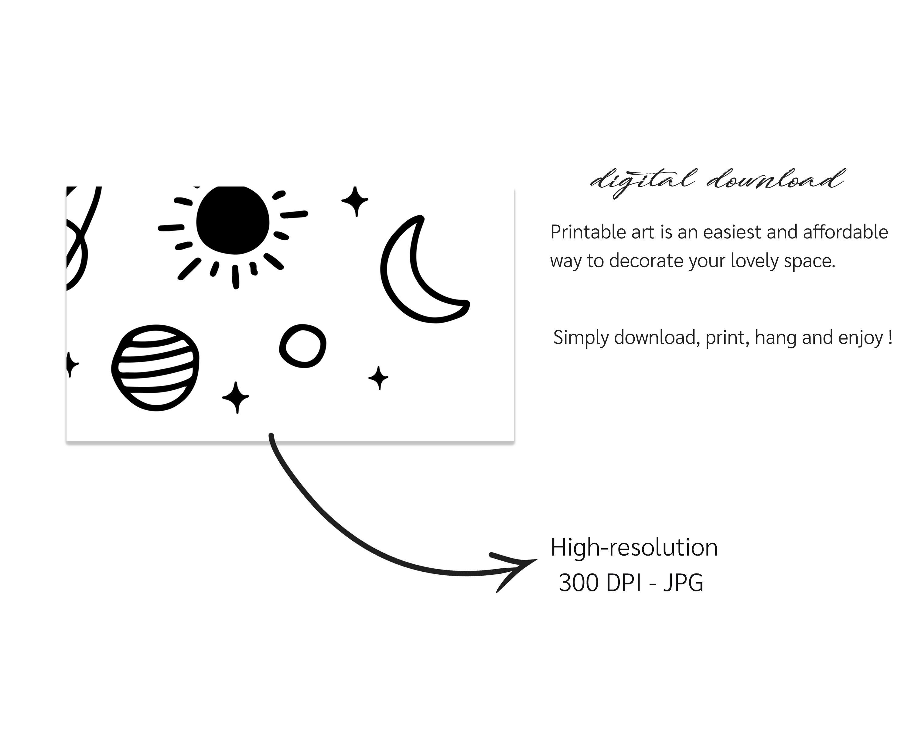 Abstract Sun Art Line Art Print Celestial Wall Art Line - Etsy
