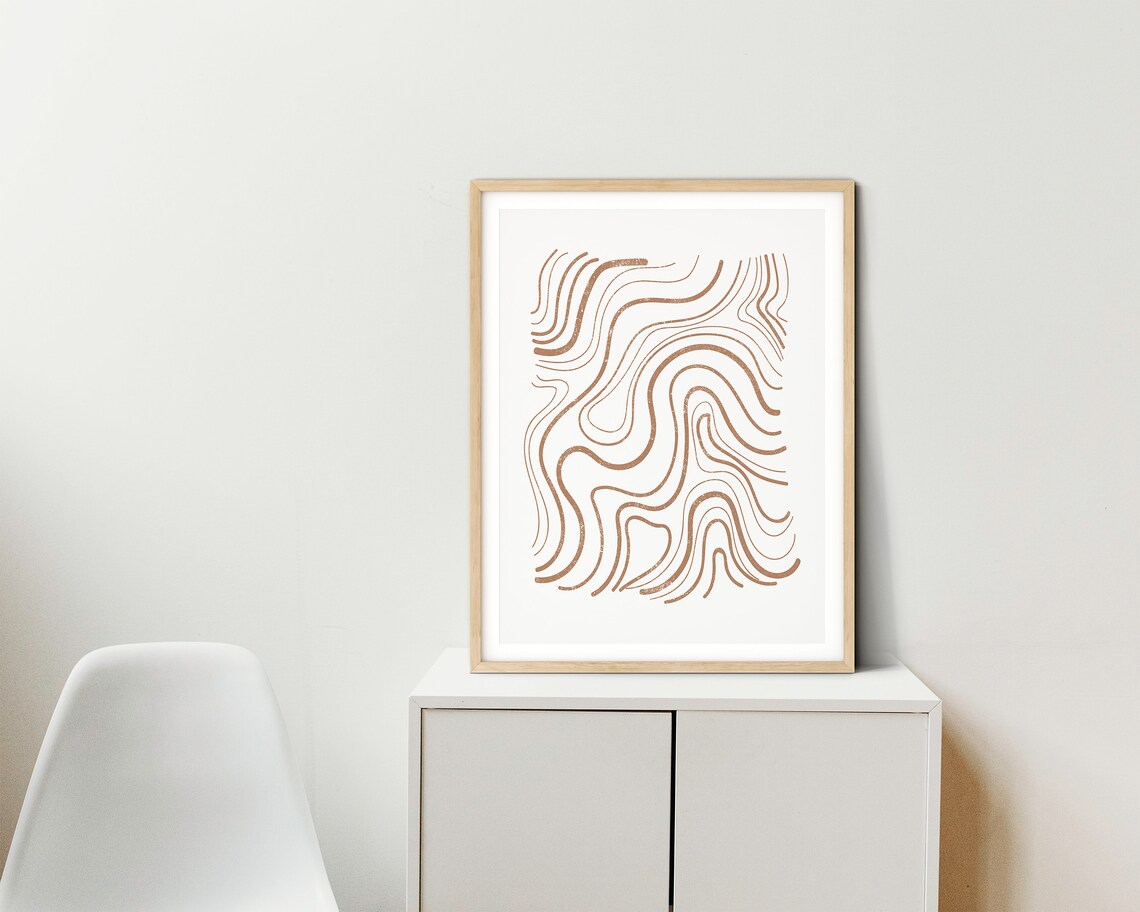 Abstract Print Modern Boho Prints Digital Prints Printable | Etsy