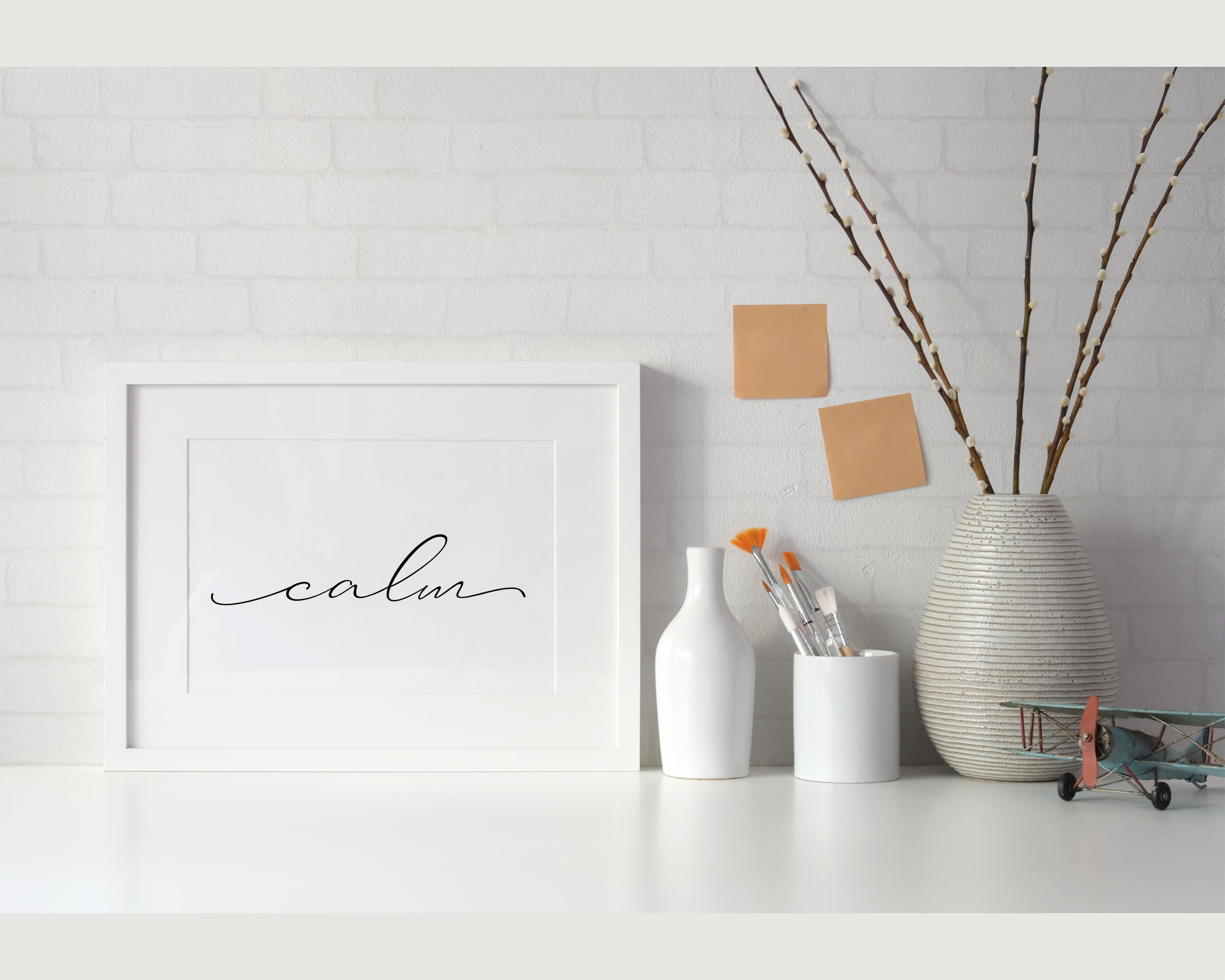 Calm Prints Calm Printable Wall Art Inspirational Quotes | Etsy