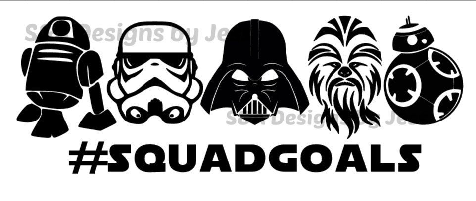 Star Wars Squad Goal SVG - Etsy