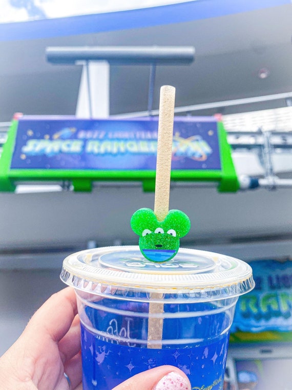 Toy Story Inspired Alien Straw Topper and Earrings - Etsy
