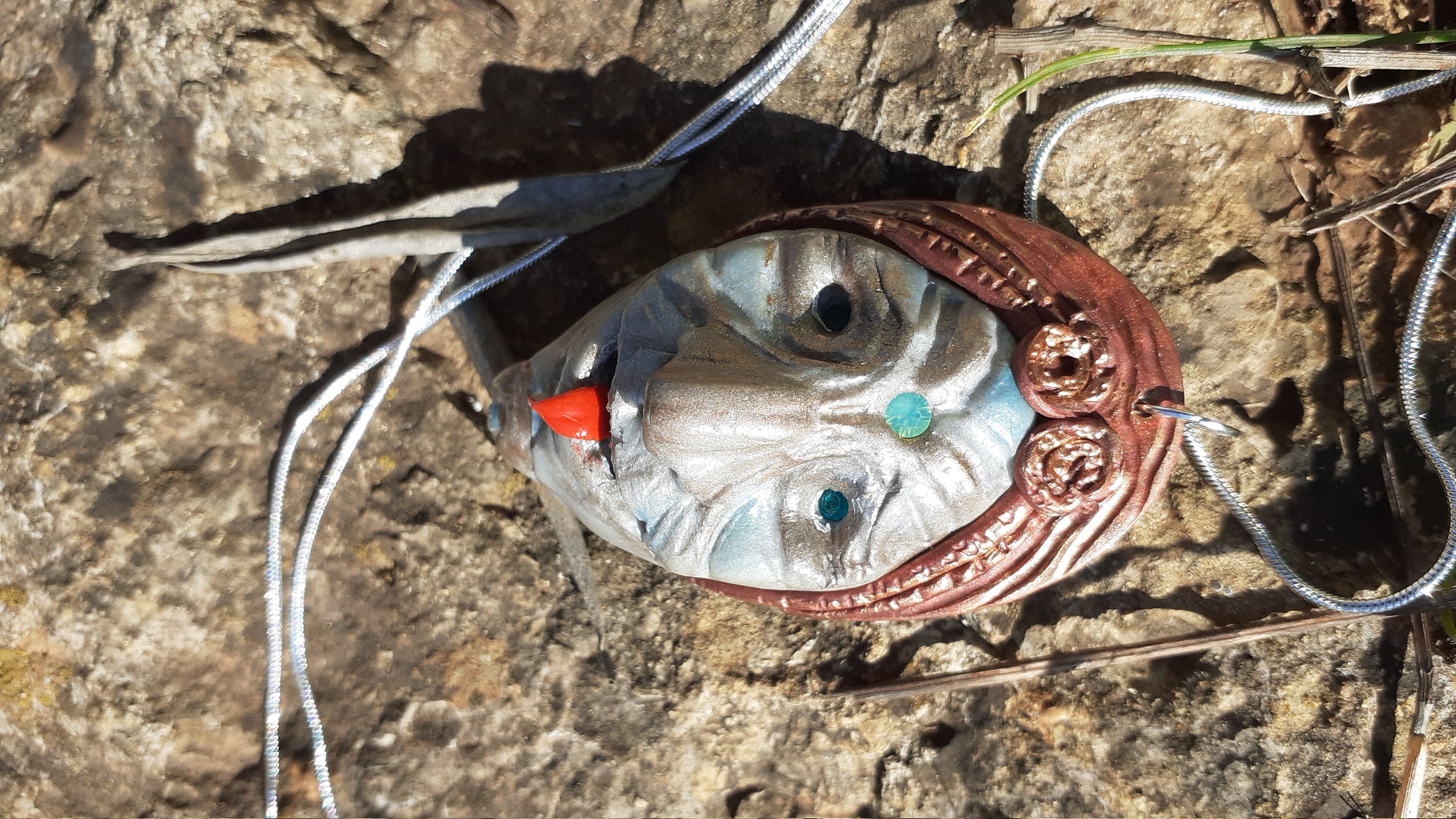 Handmade Polymer Clay Fantasy Figure Pendant - Etsy UK