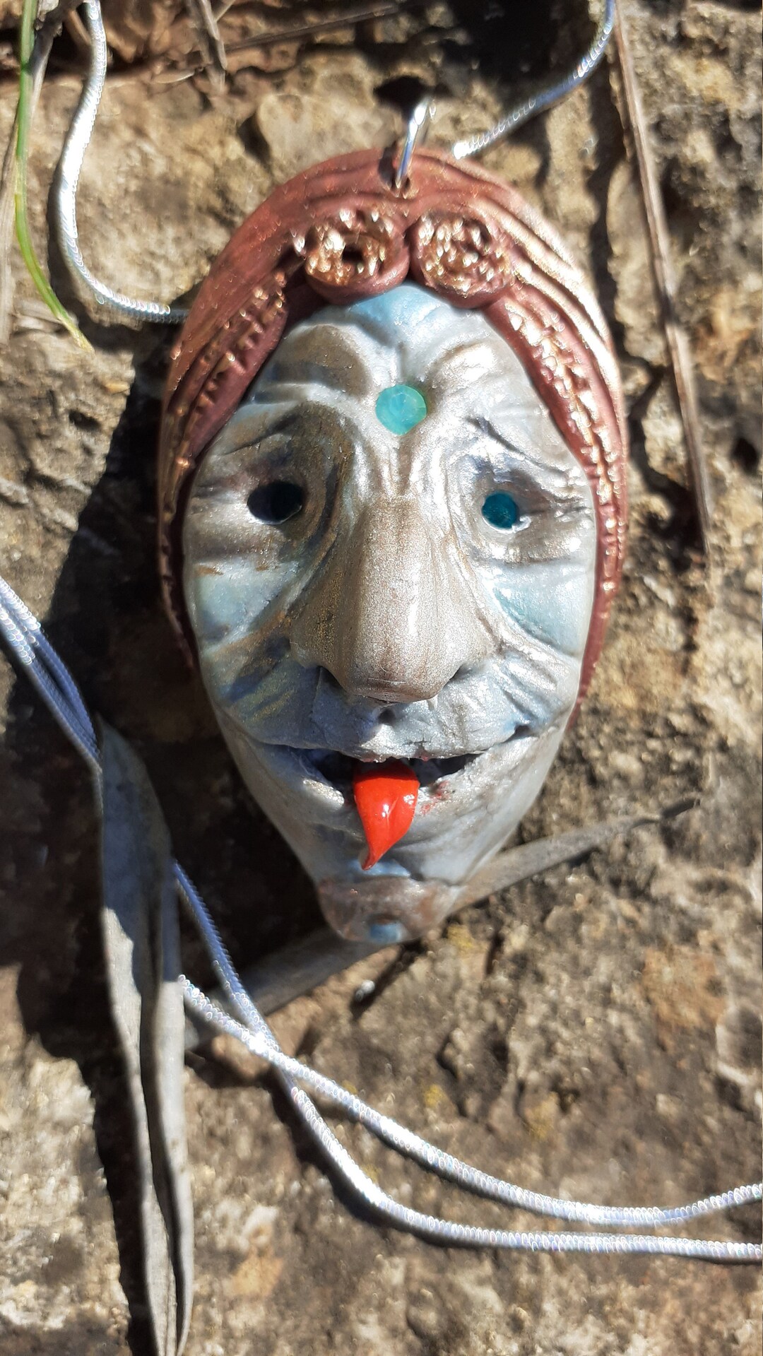 Handmade Polymer Clay Fantasy Figure Pendant - Etsy UK