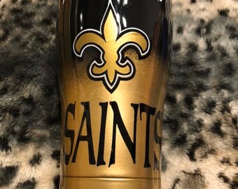 New Orleans Saints Powdercoated Yeti Tumbler Free - Etsy