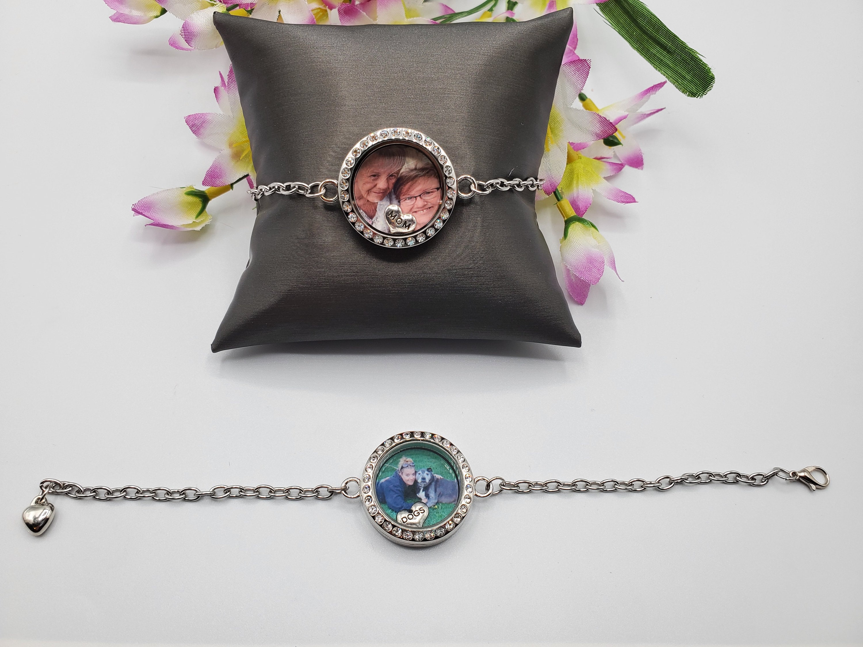 Personalized Locket bracelet Custom made Picture family | Etsy