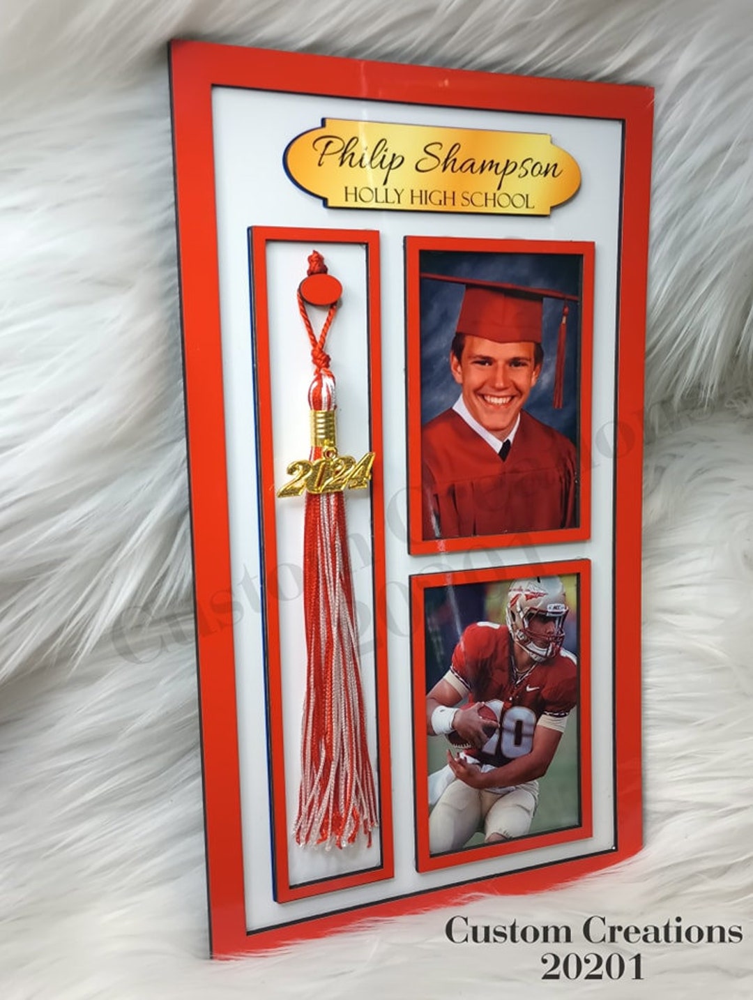 Graduation Tassel Holder, Frame, Shelf Sitter, Graduate, Customized ...