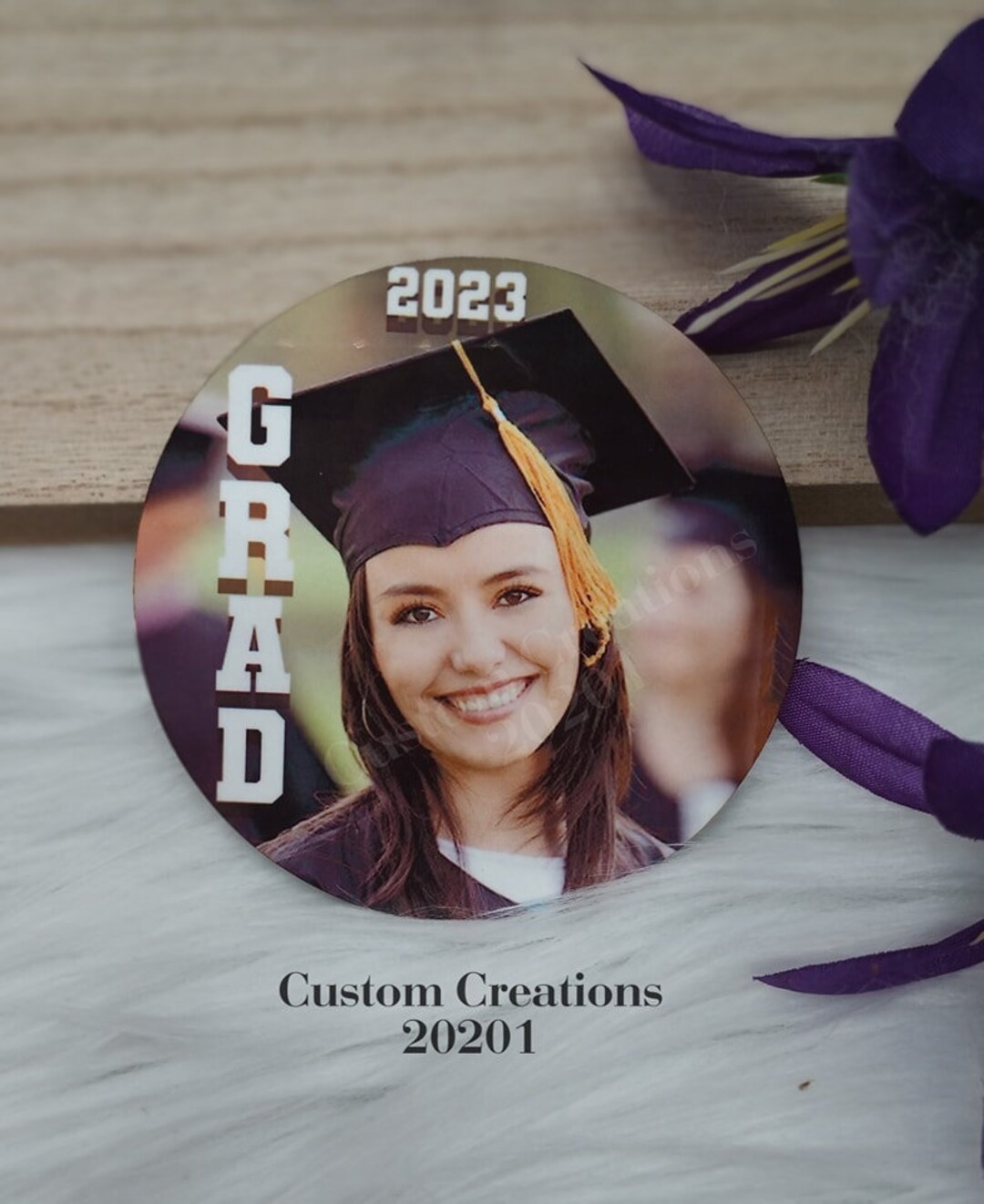 Graduate Button, Customized Photo Button, Graduation Button 2023 ...