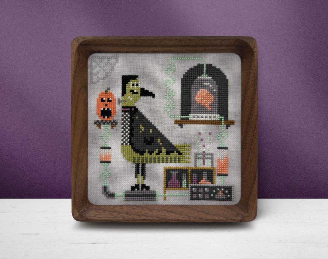 Trick or Tweet | Fitz - PDF Digital Download Cross Stitch Pattern - Etsy