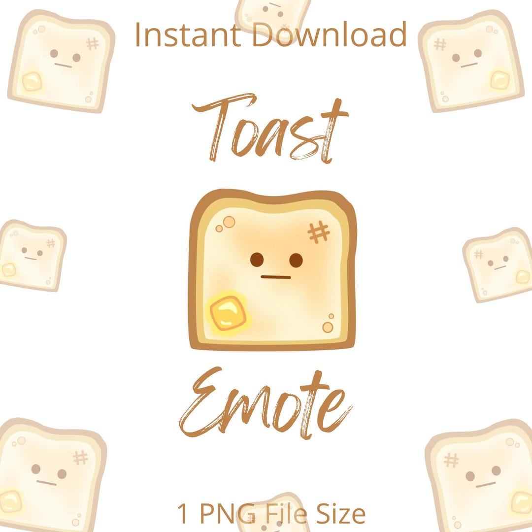 One Serious Toast Emote Dead Inside You're Toast Expression Perfect for ...