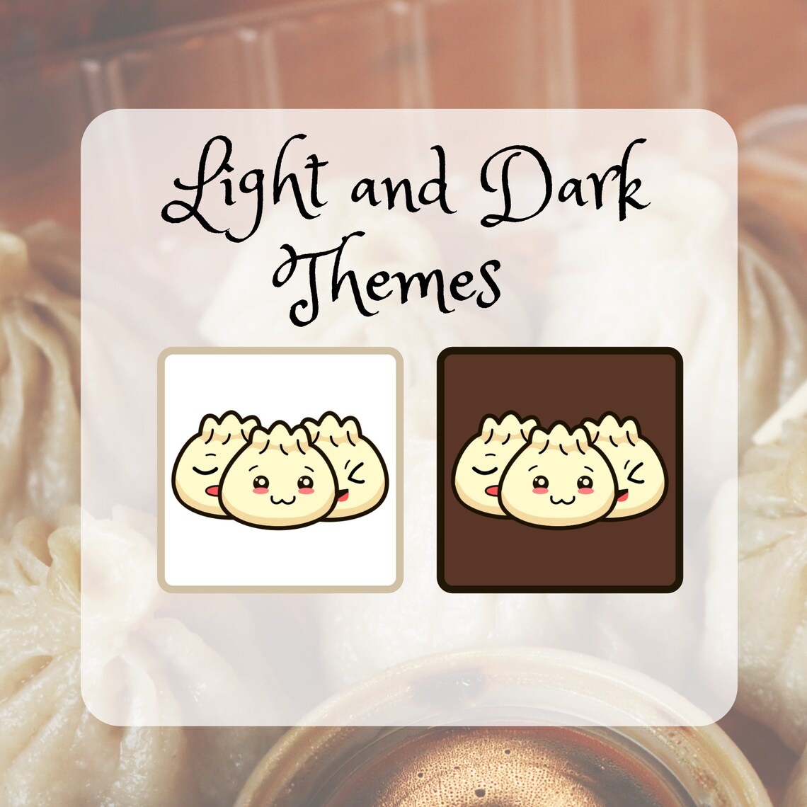 Dumpling Friends Emote: Chef Foodie Twitch Emotes (digital Download) - Etsy