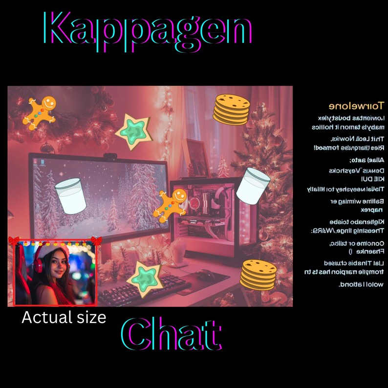 Holiday Cookie Milk Emotes: 4 Emotes Festival Christmas Emojis (PNG ...