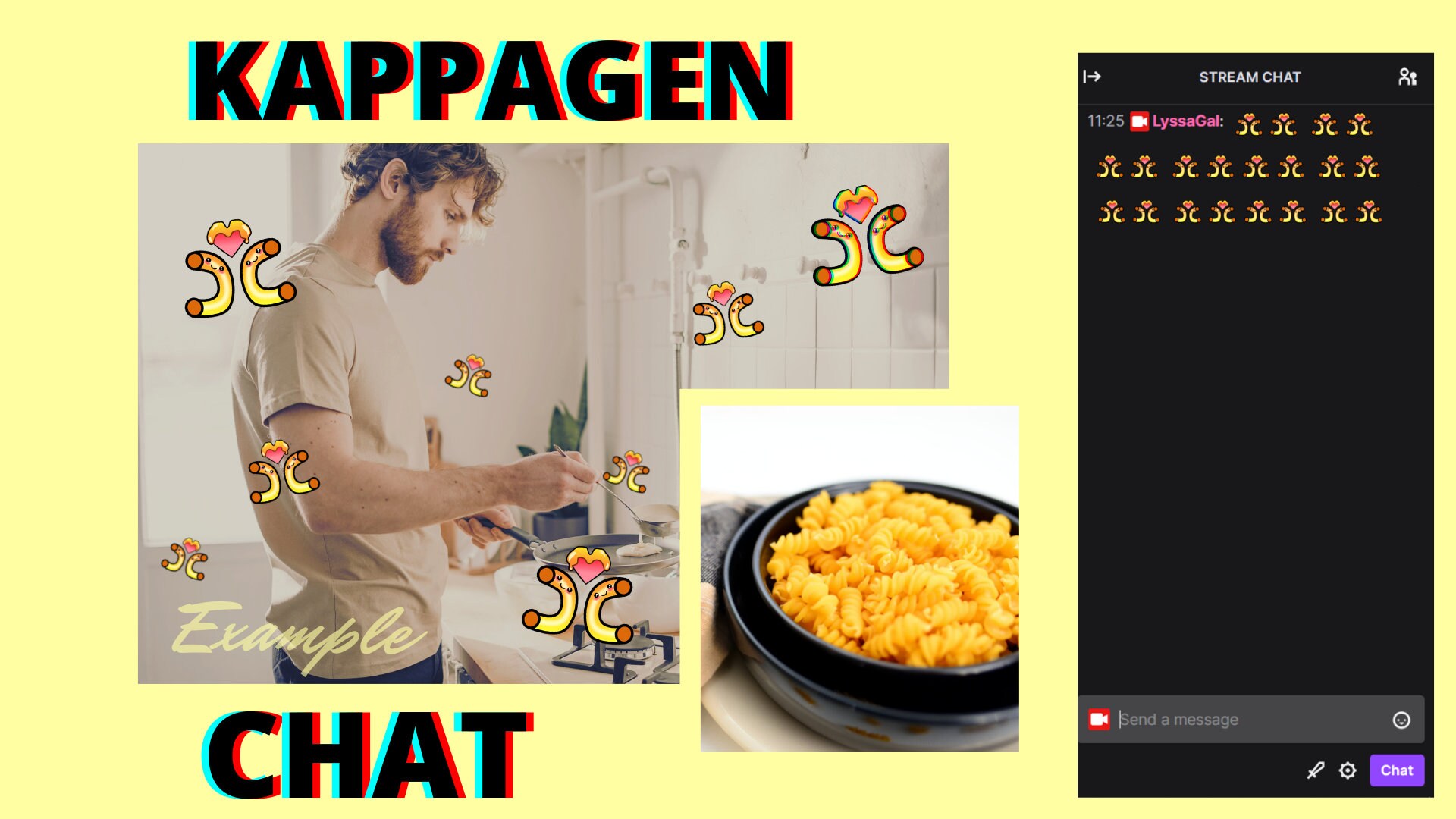 One Mac and Cheese Emoji for Twitch Youtube Discord Unique Digital Art ...