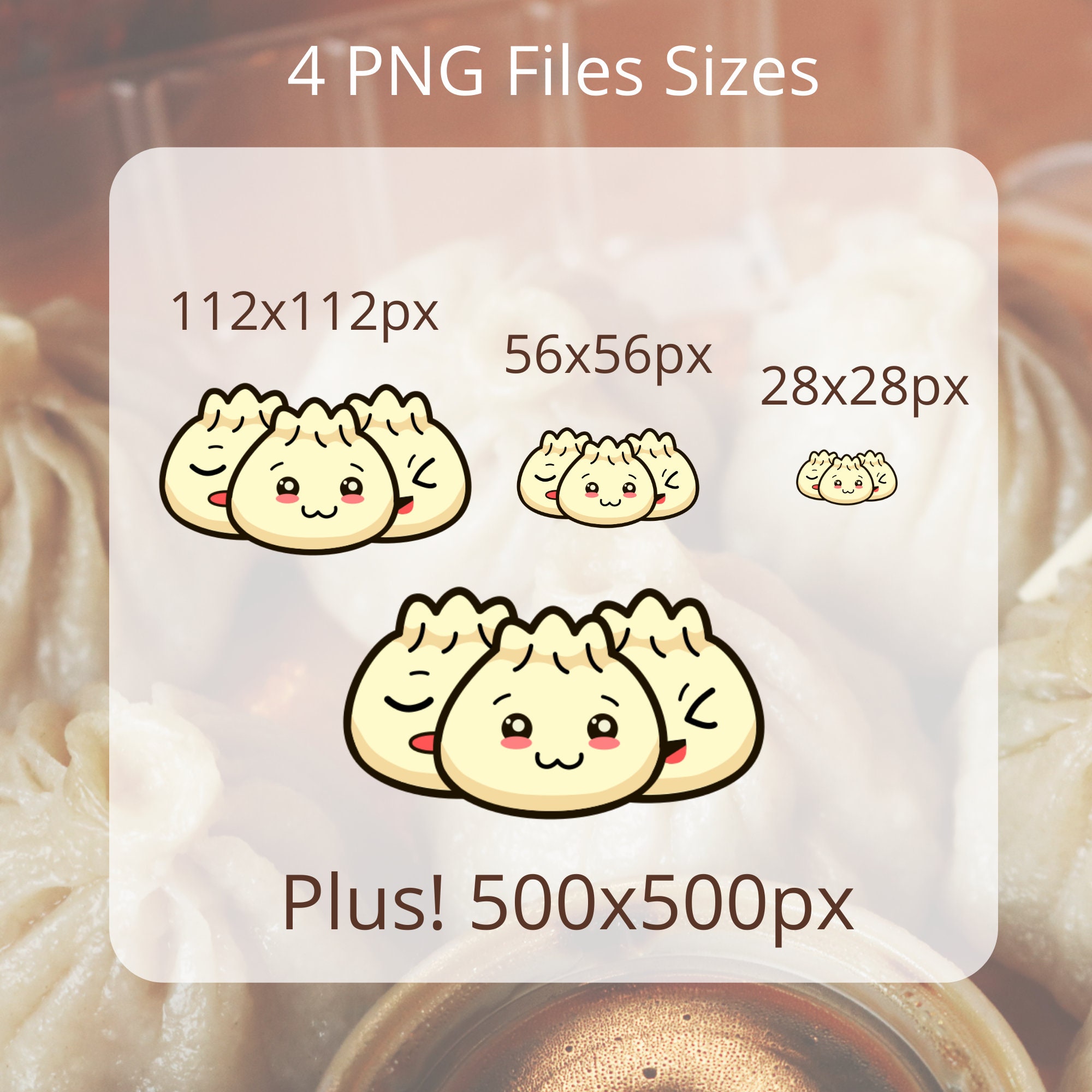 Dumpling Friends Emote: Chef Foodie Twitch Emotes (digital Download) - Etsy