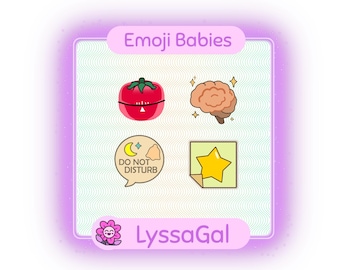 Study Emote: 4 Set Focus Skill Cozy Set (PNG/ZIP Download) - Etsy