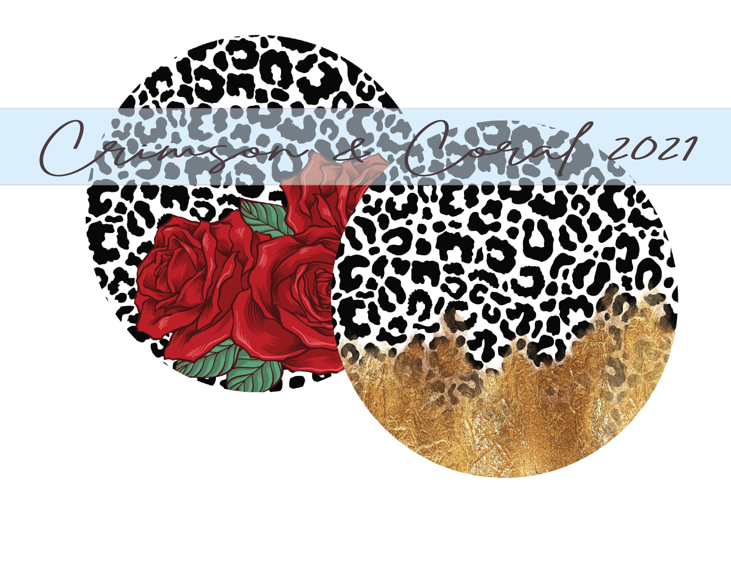 Leopard With Red Roses Digital Download PNG for Sublimation on - Etsy