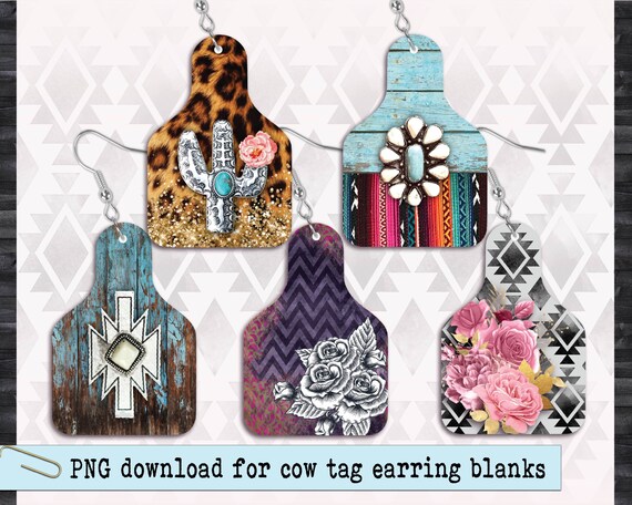 Ear Tag Design Bundle PNG for Sublimation | Etsy