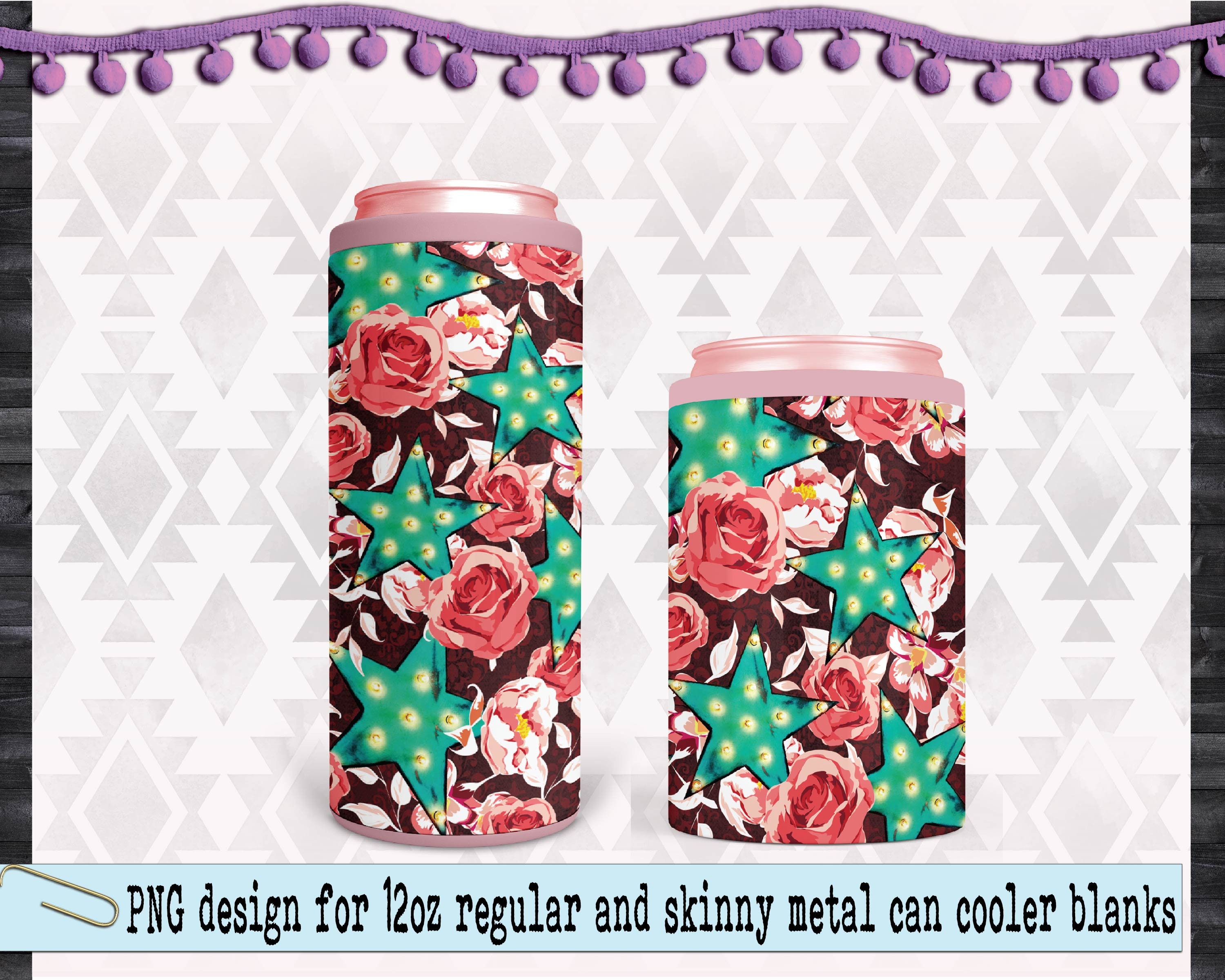 Metal Can Cooler Design PNG Bundle - Etsy
