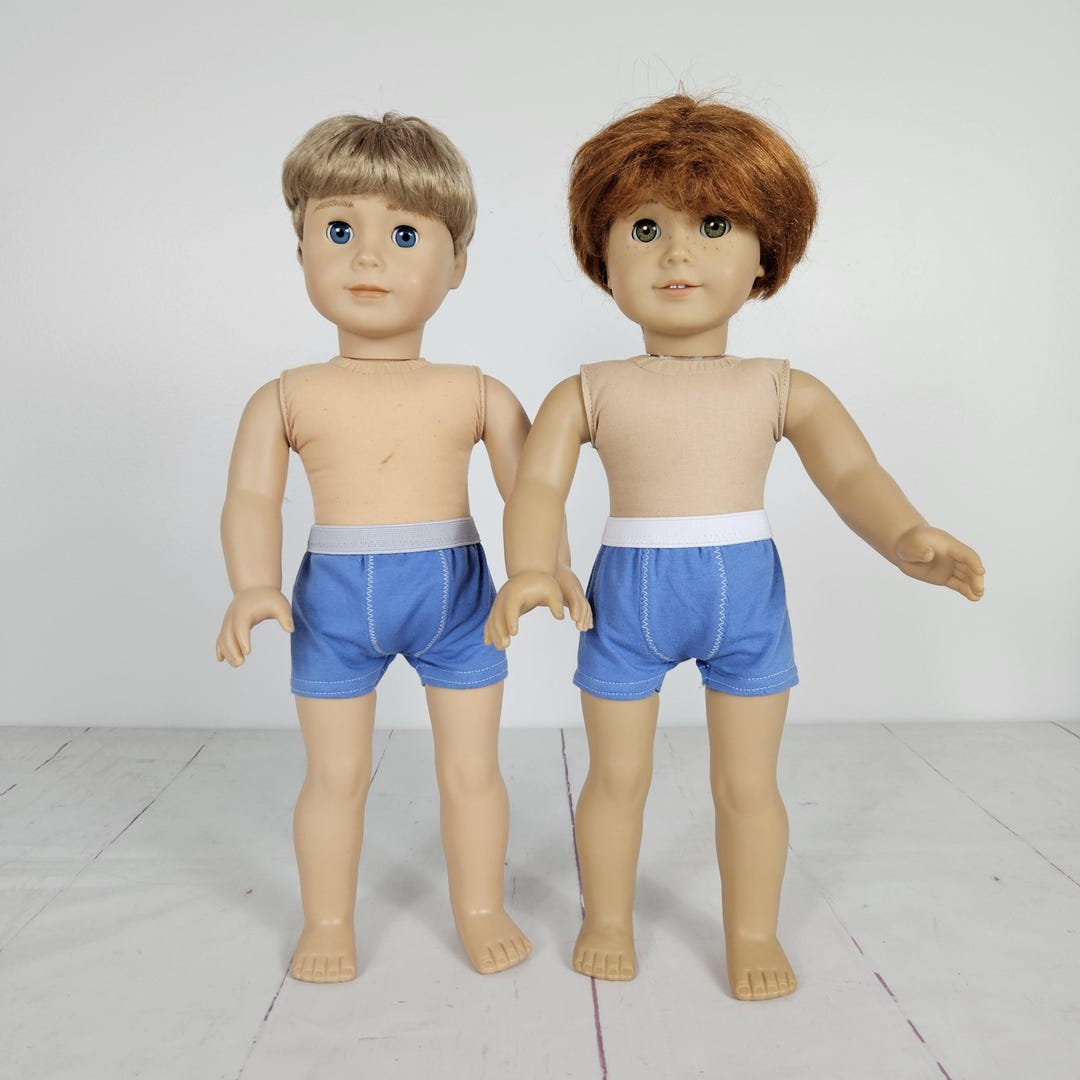 18 Inch Doll Boxer 2 Piece Set Boy Doll Clothes, Doll Boxer Underwear ...