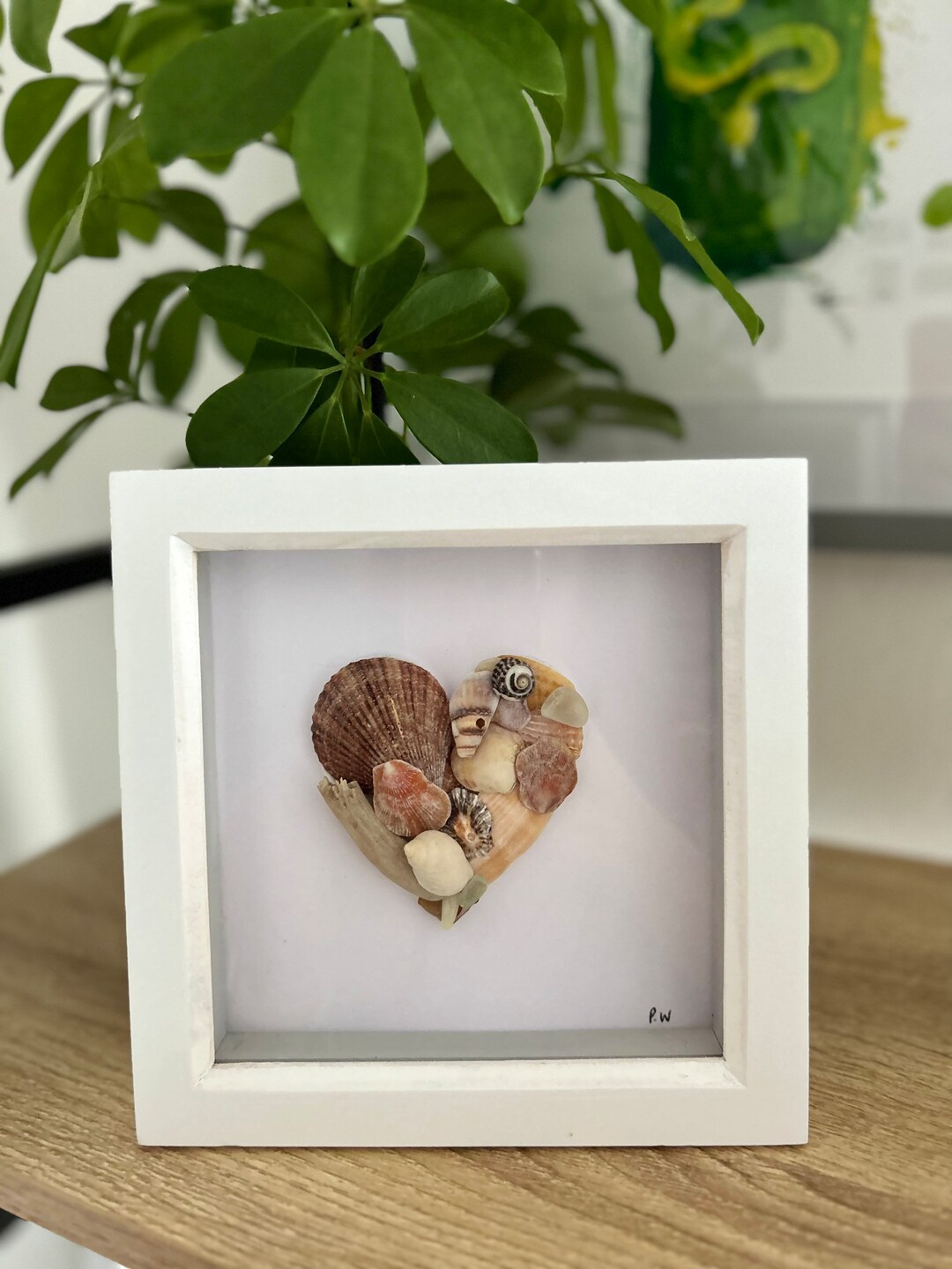 Cornish Shell and Sea Glass Love Heart - Etsy