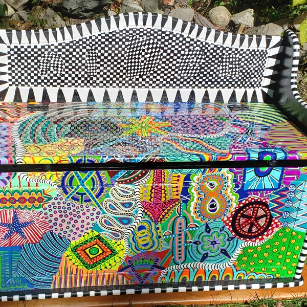 Funky Painted Furniture - Etsy