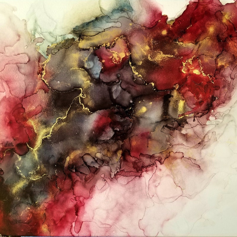 Abstract Alcohol Ink - Etsy