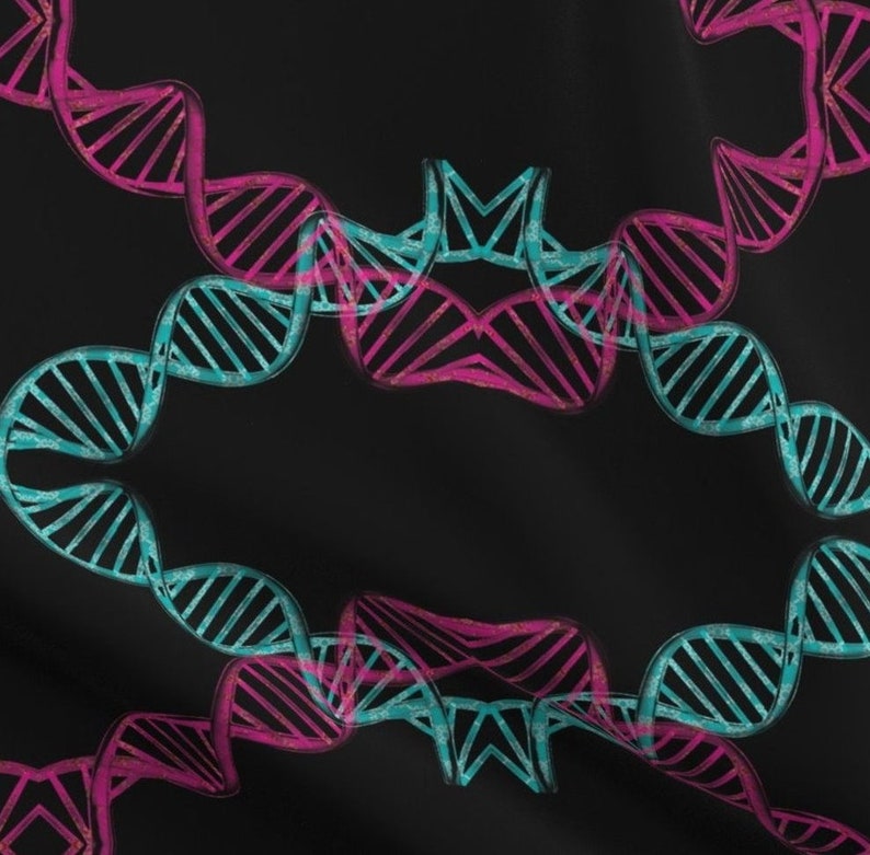 DNA Double Helix Natural Science Biology Face Mask Lecturer - Etsy
