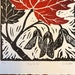 Red Maple Leaf Block Print Linocut Art Fall Leaves - Etsy